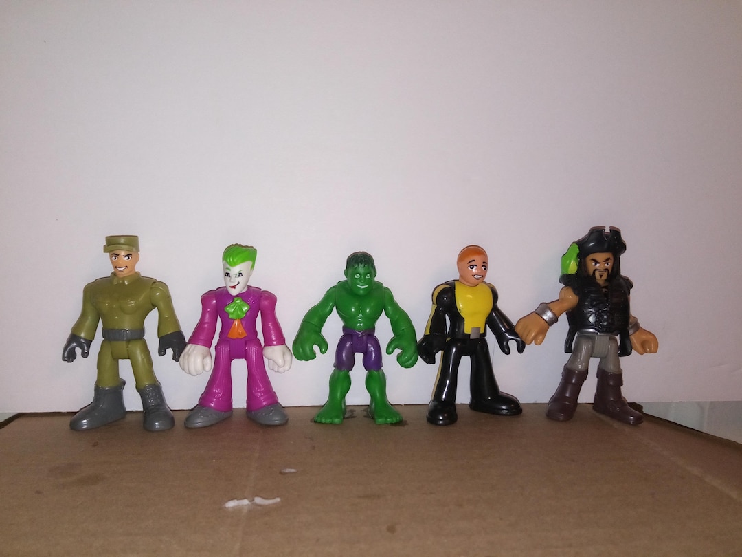 Fisher Price Imaginext Action Figures Lot of 5 - Etsy