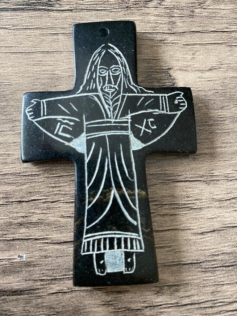 Handmade Basalt Stone Cross Stone Jesus Cross Ancient - Etsy