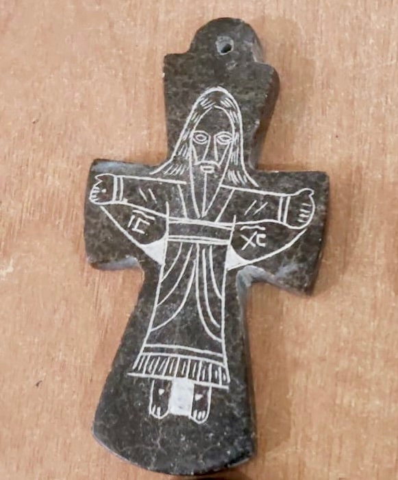 Handmade Basalt Stone Cross Stone Jesus Cross Ancient - Etsy