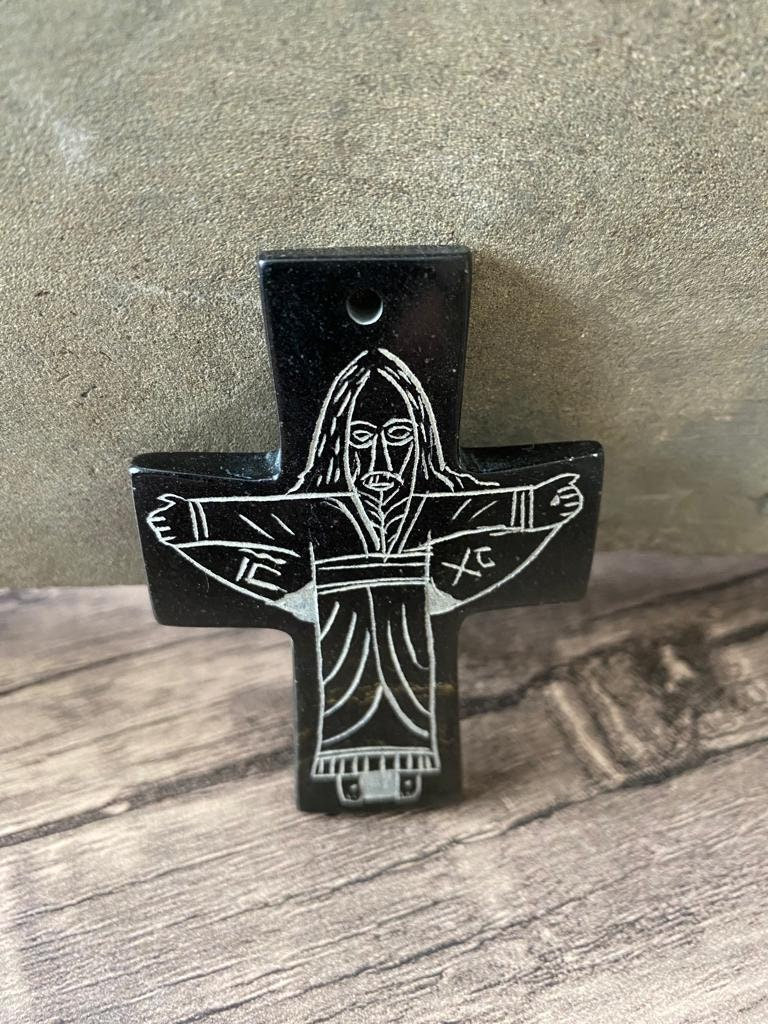 Handmade Basalt Stone Cross Stone Jesus Cross Ancient - Etsy
