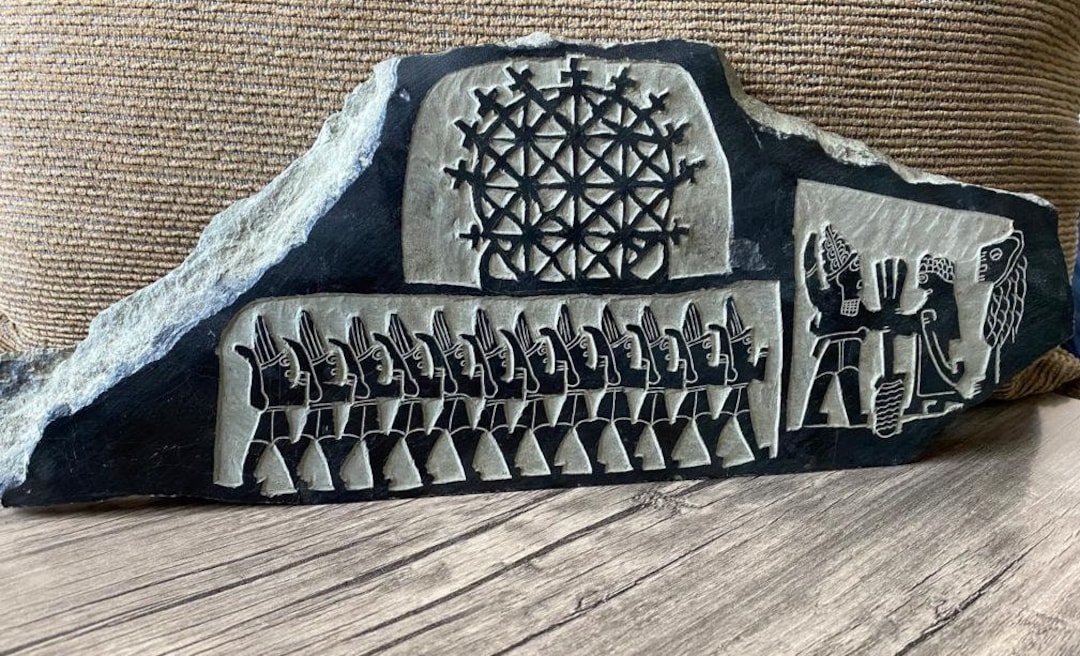 Ancient Hittite Relief Artifact, Handmade Replica of Ancient City of ...