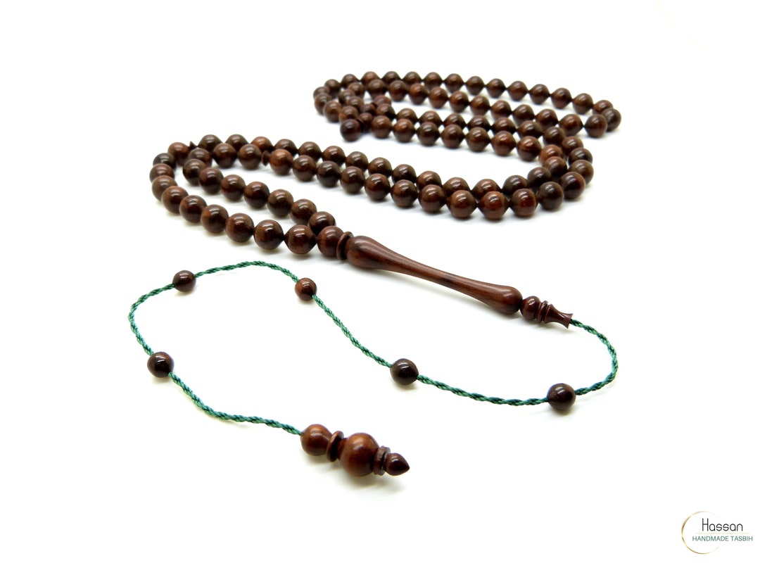 Snakewood Islamic Prayer Beads Tasbih Subha Misbah 99 Beads - Etsy