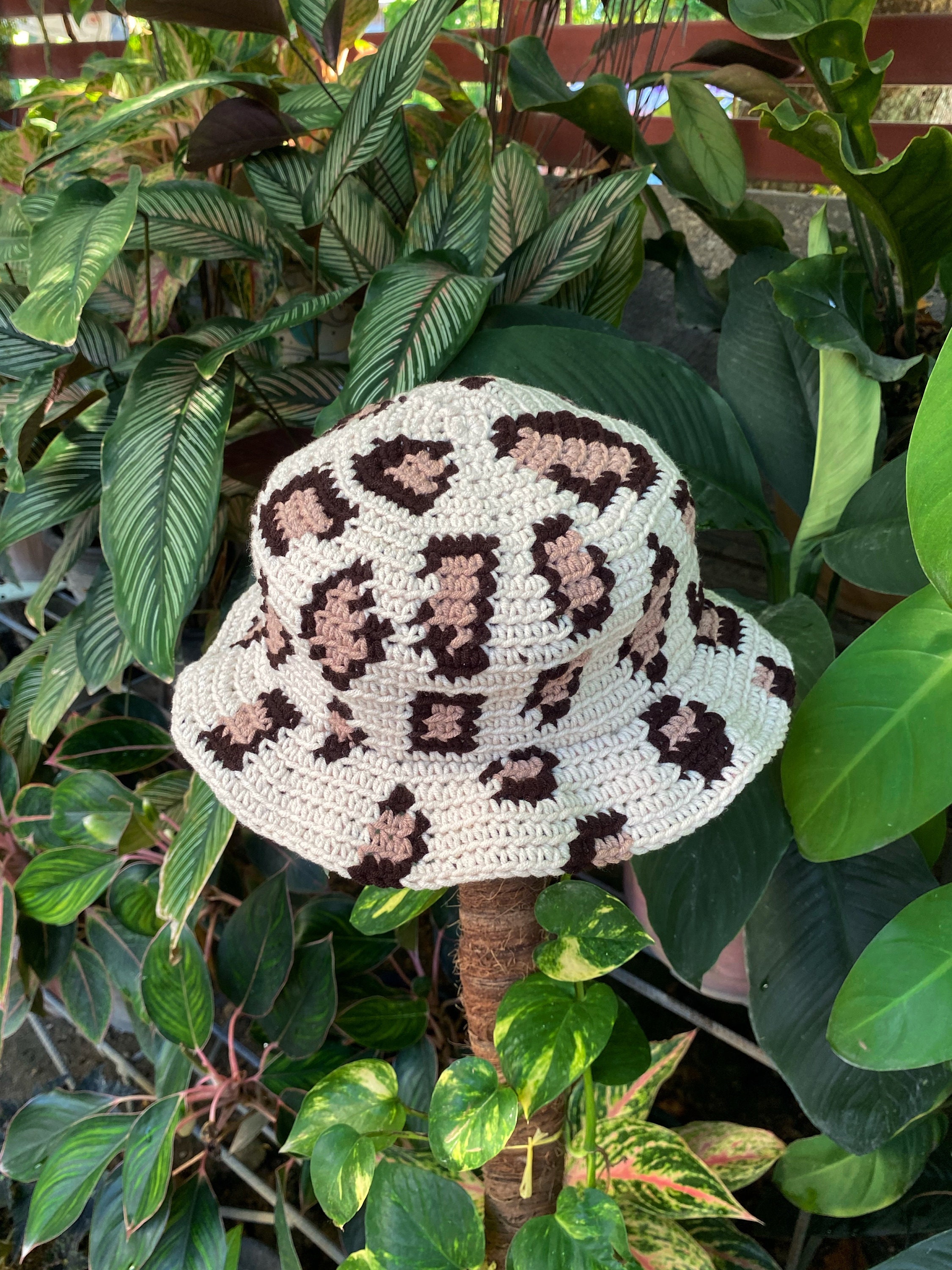 CROCHET HAT PATTERN Leopard Print Hat - Etsy