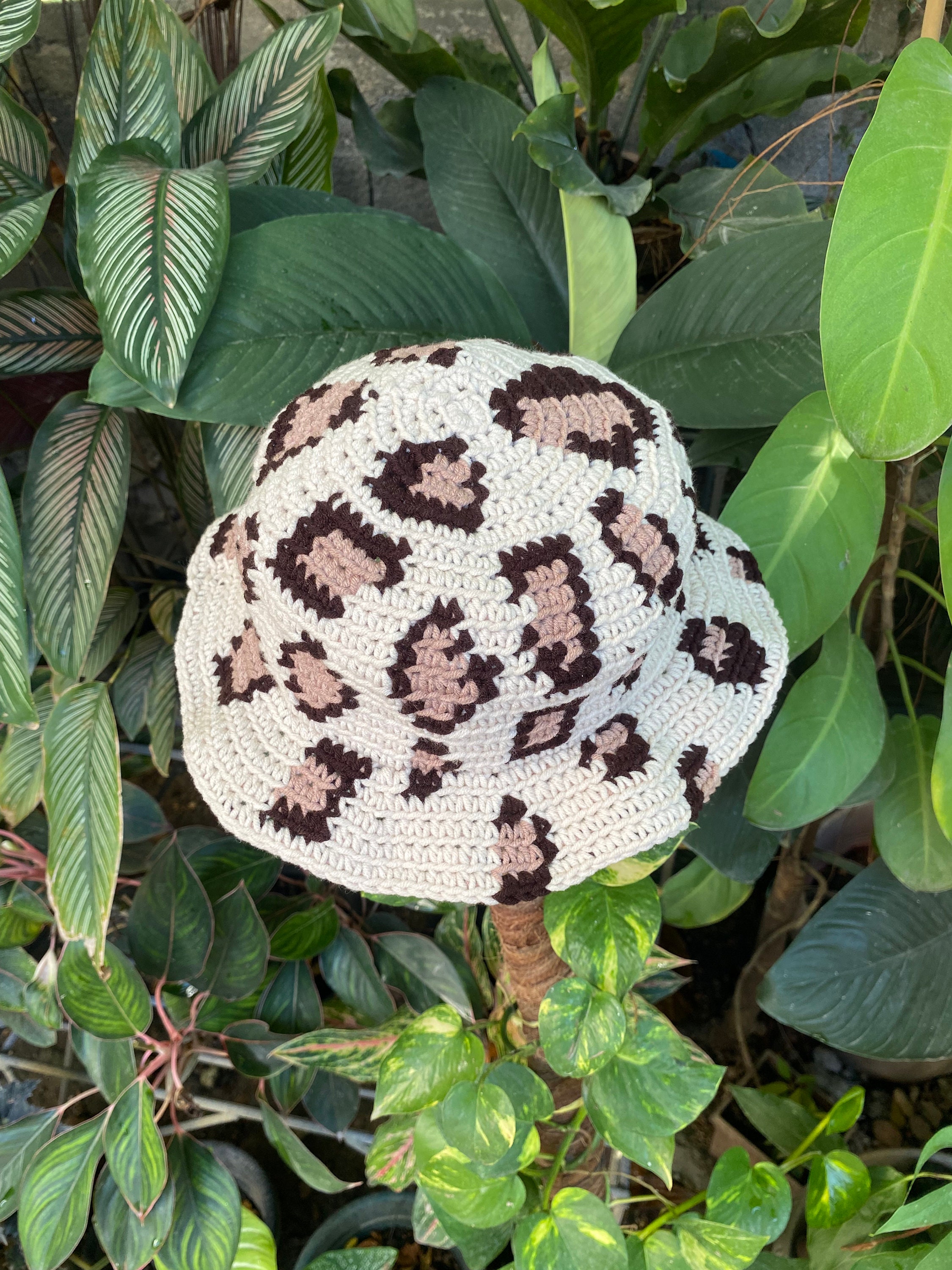 CROCHET HAT PATTERN Leopard Print Hat - Etsy