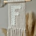 Macrame Letters, Alphabet Wall Hanging, Kids Wall Decoration, Handmade ...