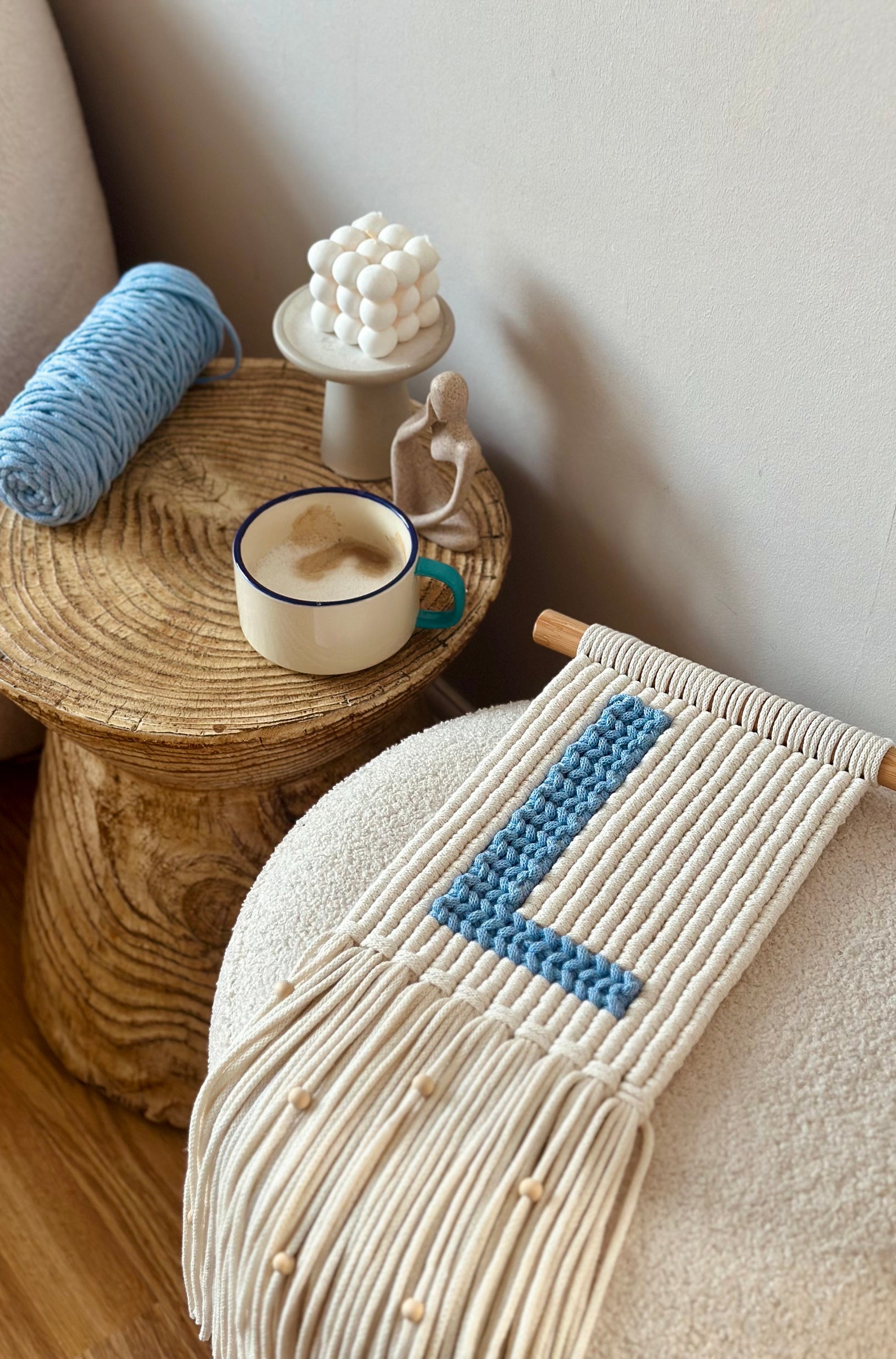 Macrame Letter Wall Hanging, Personalized Nursery Decor, Handmade - Etsy
