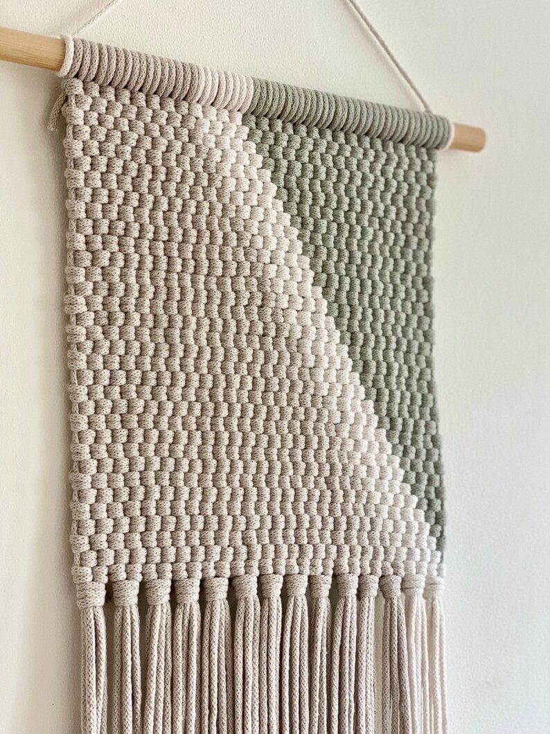 OLIVIA Macrame Wall Hanging Tapestry, Boho Home Decor, Hand Made Fiber ...