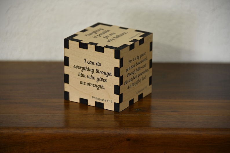 3 Inch Bible Cube - Etsy