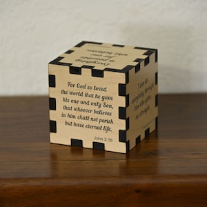 3 Inch Bible Cube - Etsy