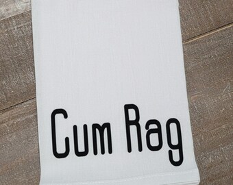 Personalized Cum Rag - Etsy