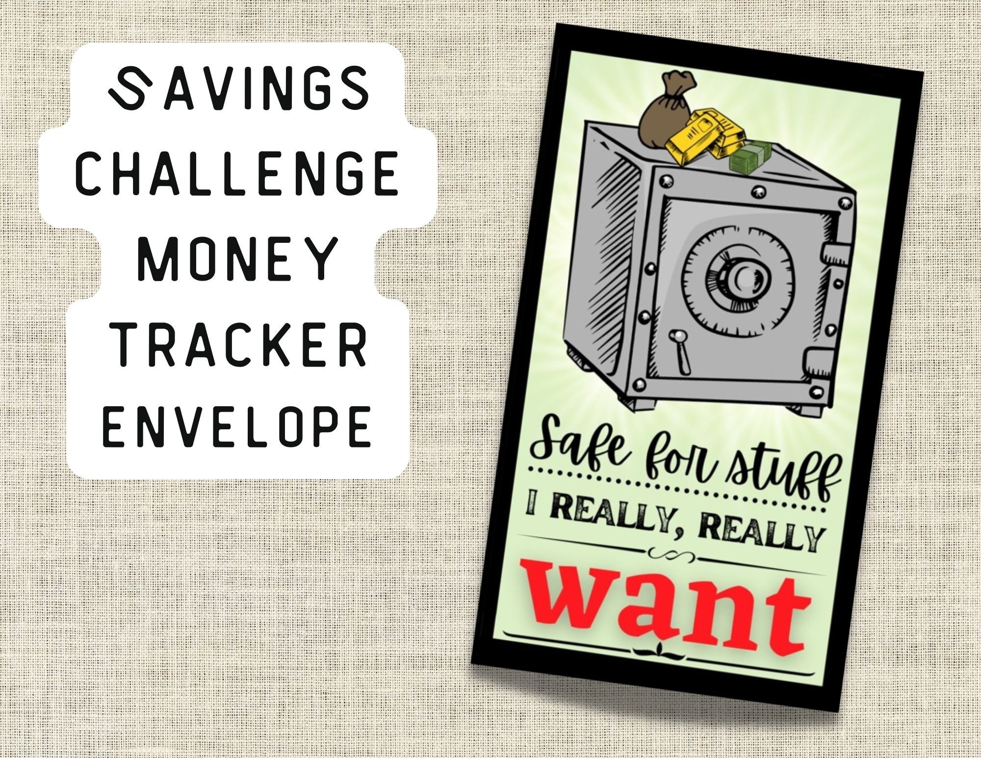 CASH ENVELOPE SAVINGS Challenge. Money Saving Envelope. - Etsy