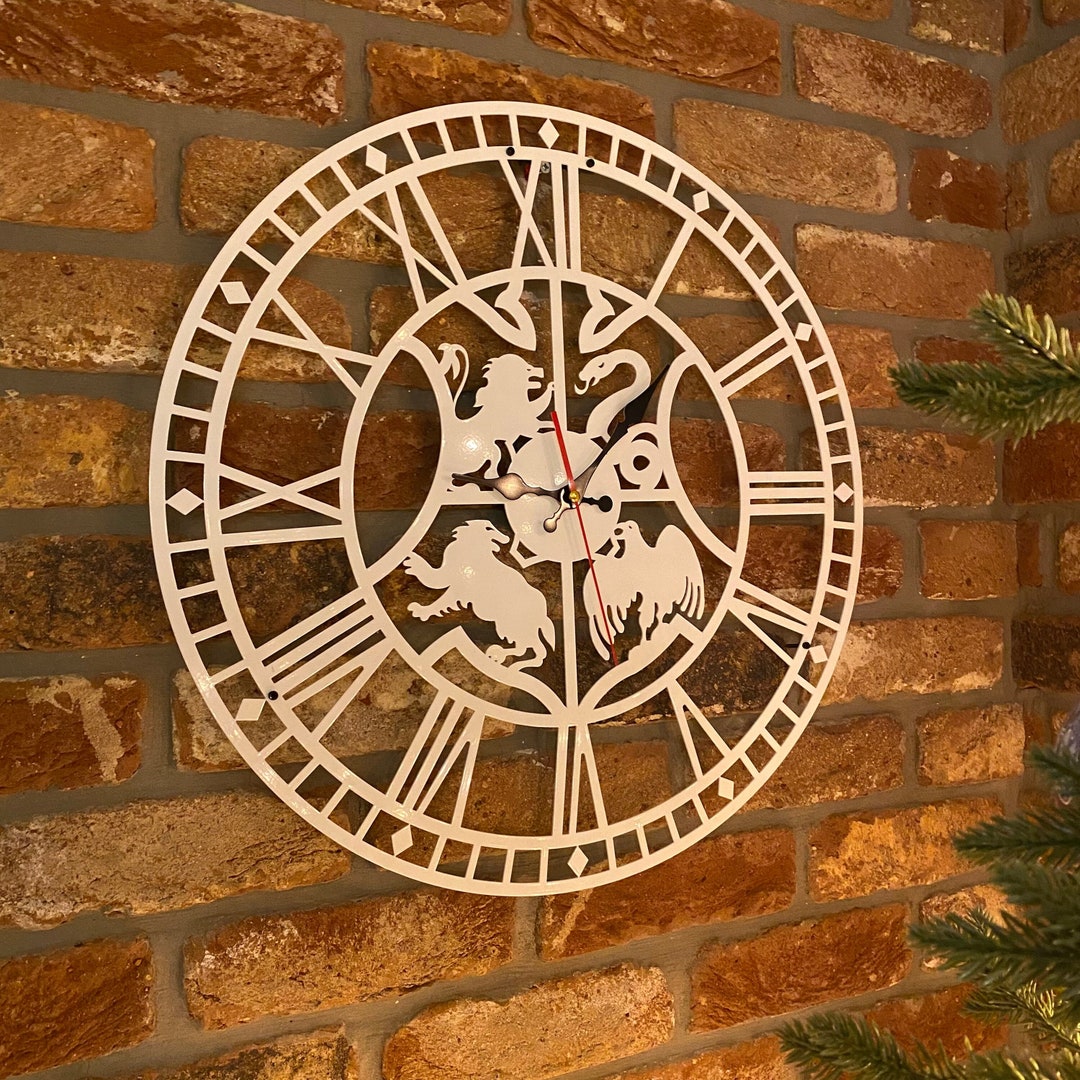 Steel Metal Wall Clock Wizarding World Harry Potter Fan - Etsy