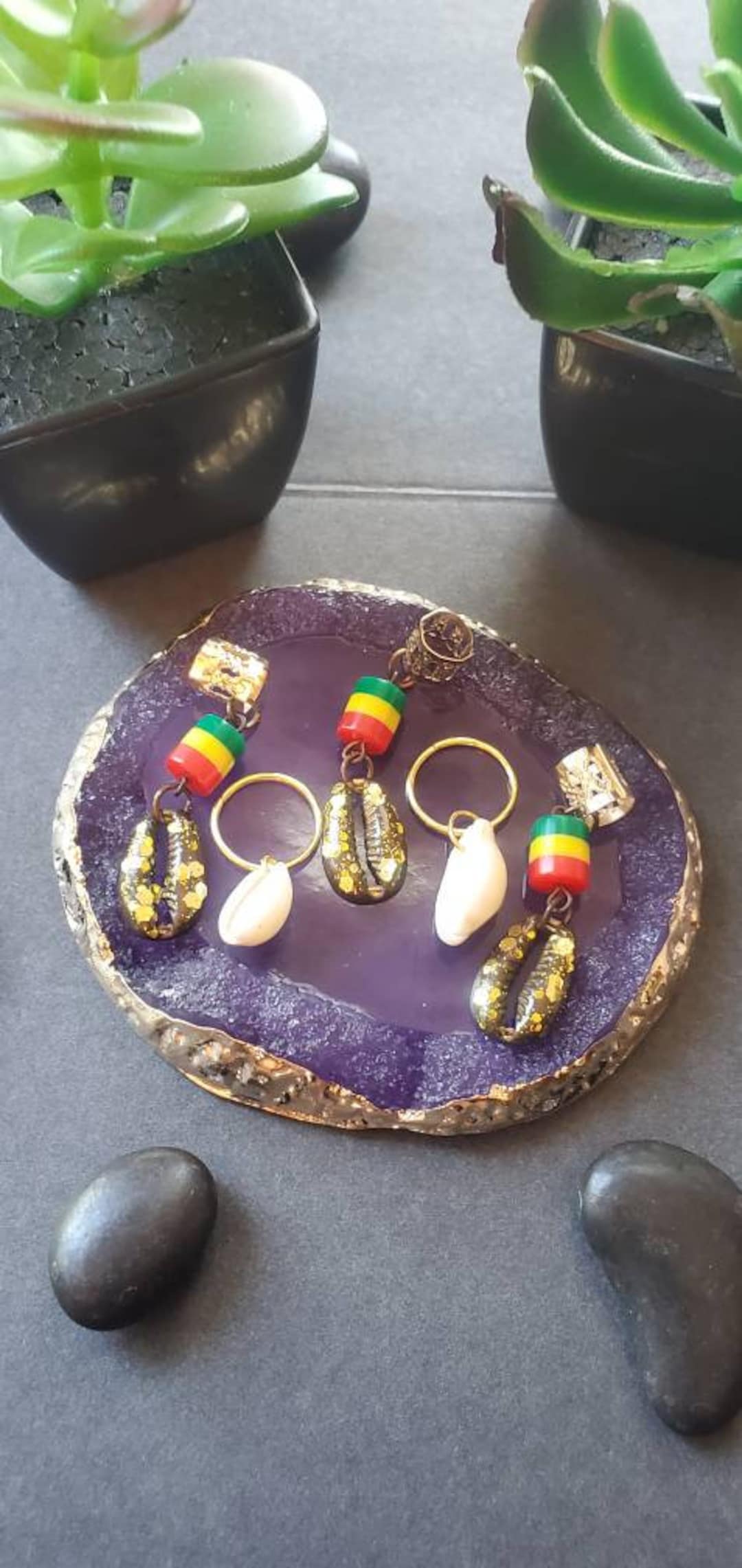 Dreadlock Jewelry, Hair Charms, Island Hair Rings, Jewelry for ...