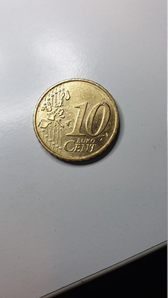 Rare 10 Eurocent Coin 2002 'a' Germany | Etsy