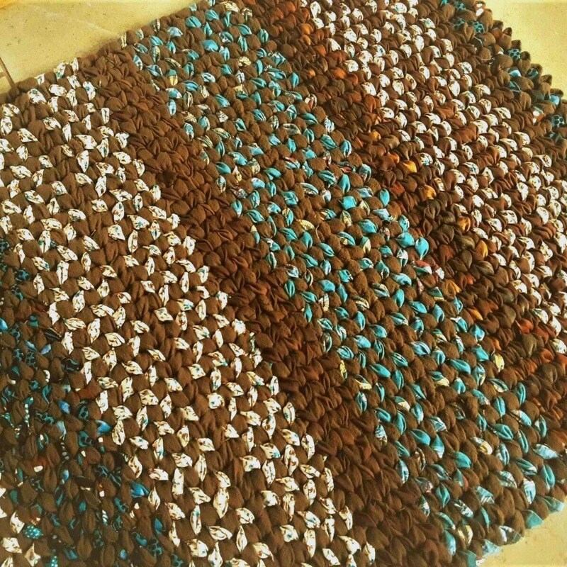 Twined Rag Rugs - Etsy