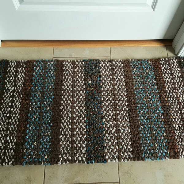 Twined Rag Rugs - Etsy