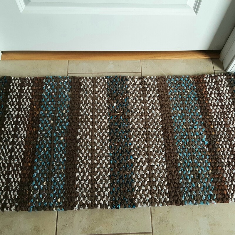 Twined Rag Rugs - Etsy