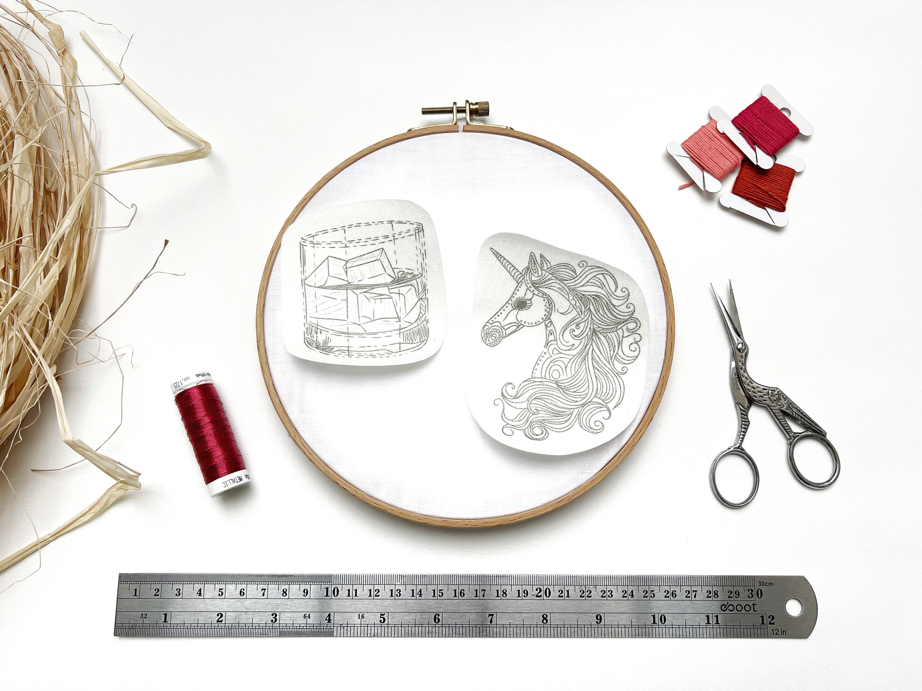 Stick & Stitch scotland Hand Embroidery Designs, Water Soluble Pattern ...