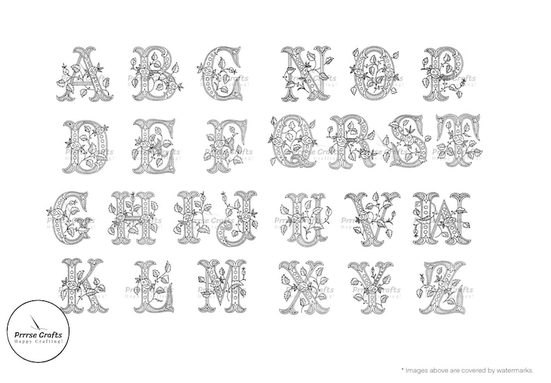 Stick & Stitch Monograms: Water-soluble Hand Embroidery Stickers ...