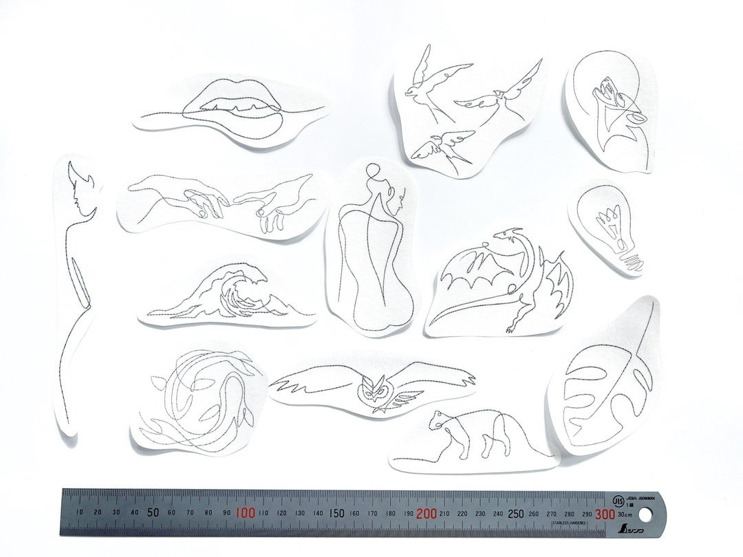 Stick & Stitch "one Line" Embroidery Stabilizer Set, Water Soluble ...