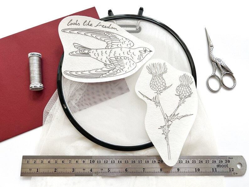 Stick & Stitch flora and Fauna Water Soluble - Etsy