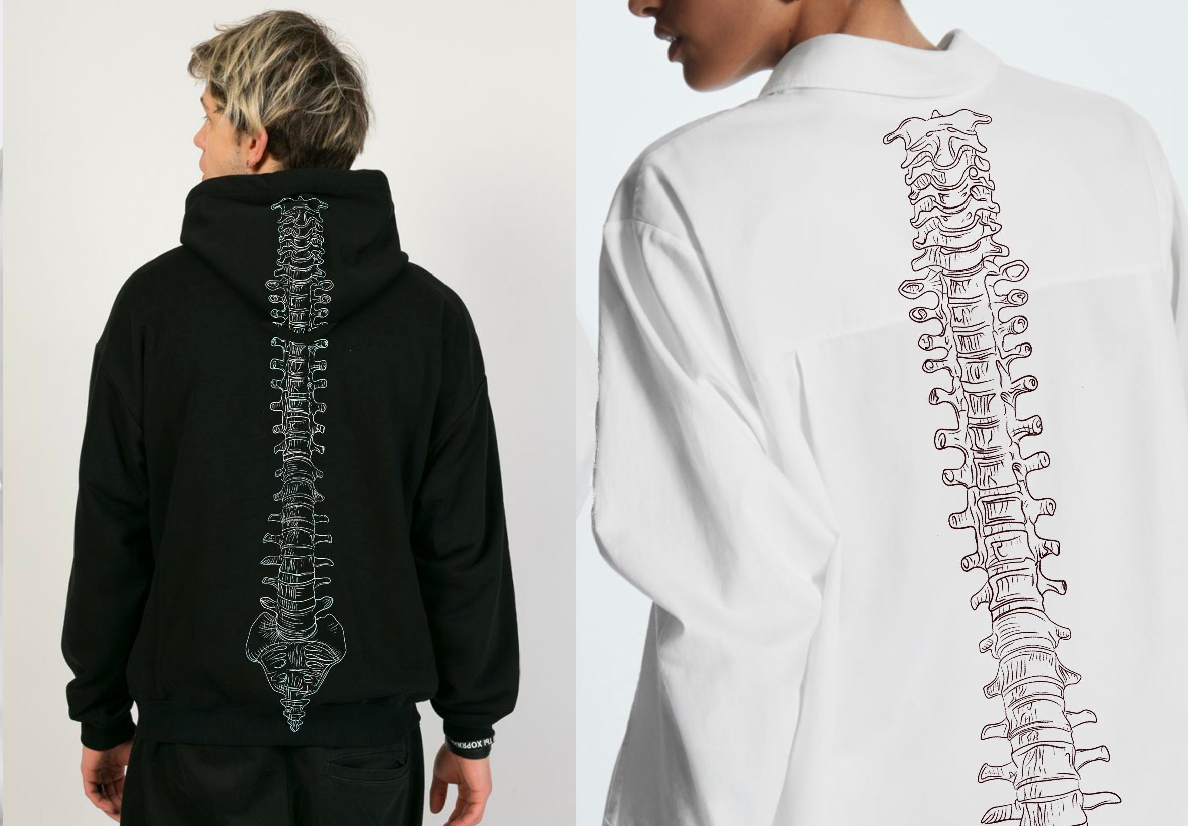 Stick & Stitch "spine" Water Soluble Embroidery Stickers - Bones ...