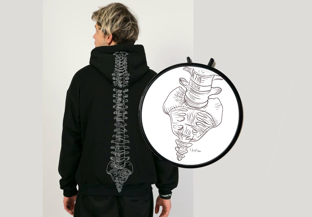 Stick & Stitch "spine" Water Soluble Embroidery Stickers - Bones ...
