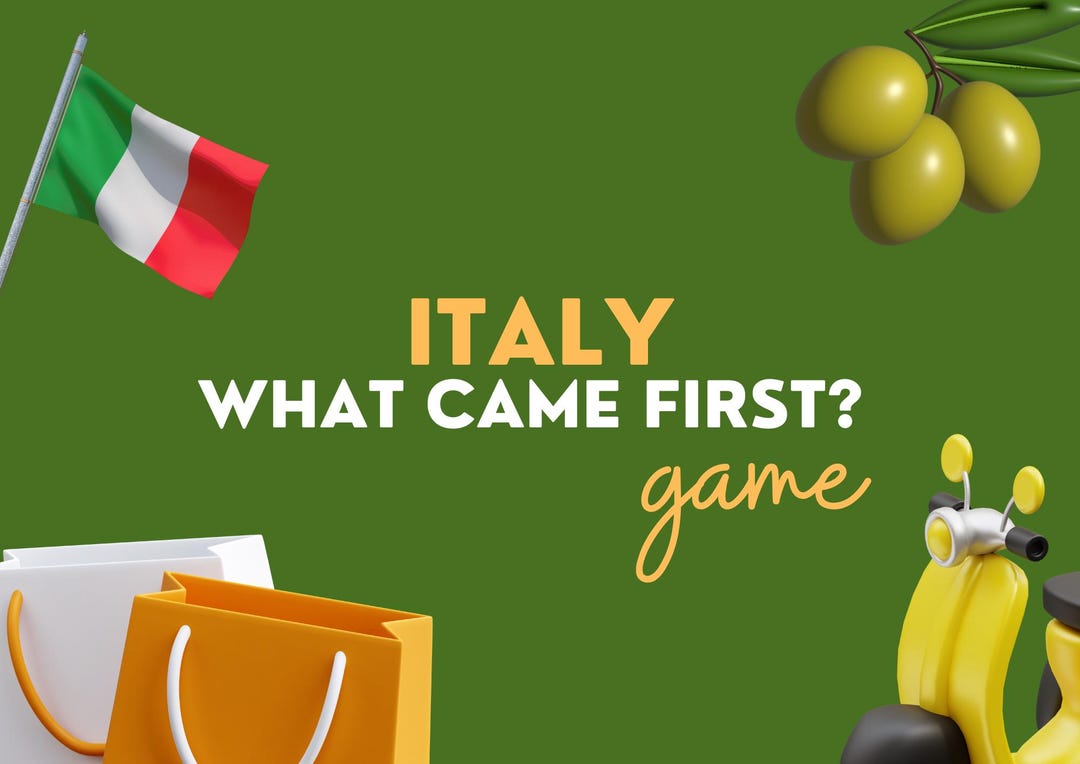 Italy Trivia Game | Printable Party Game | Quiz PDF - Etsy Canada