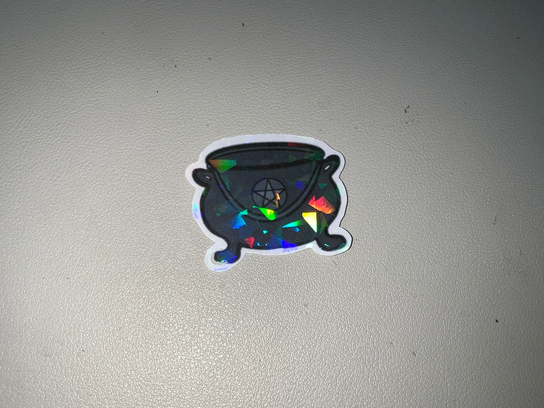 Cauldron Die Cut Sticker - Etsy