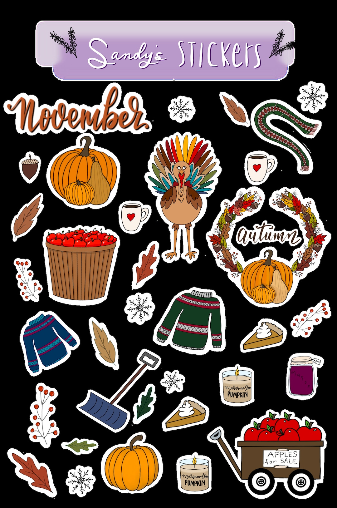 November Monthly Kit - Etsy