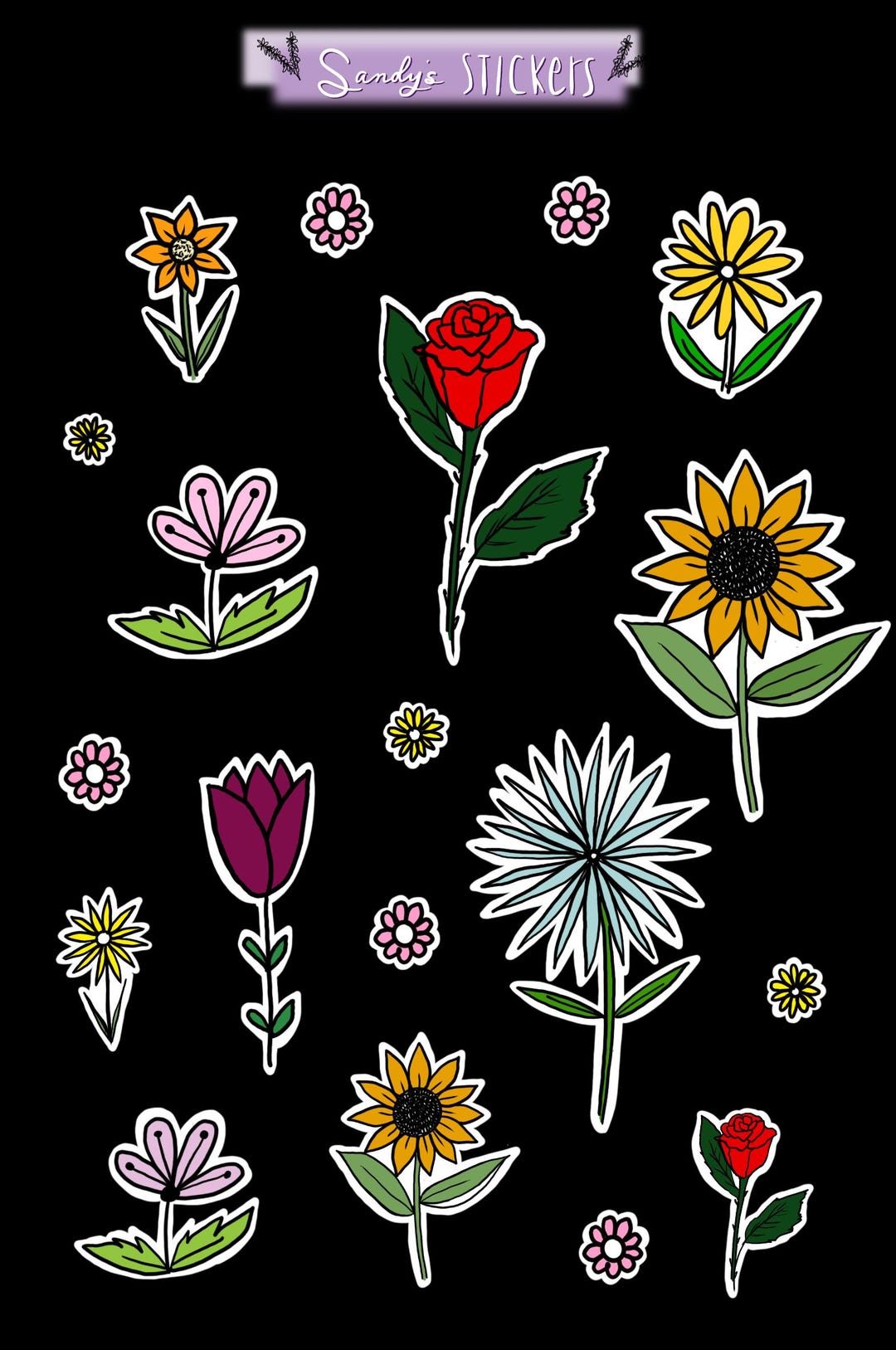 Flower Doodles 2.0 - Etsy