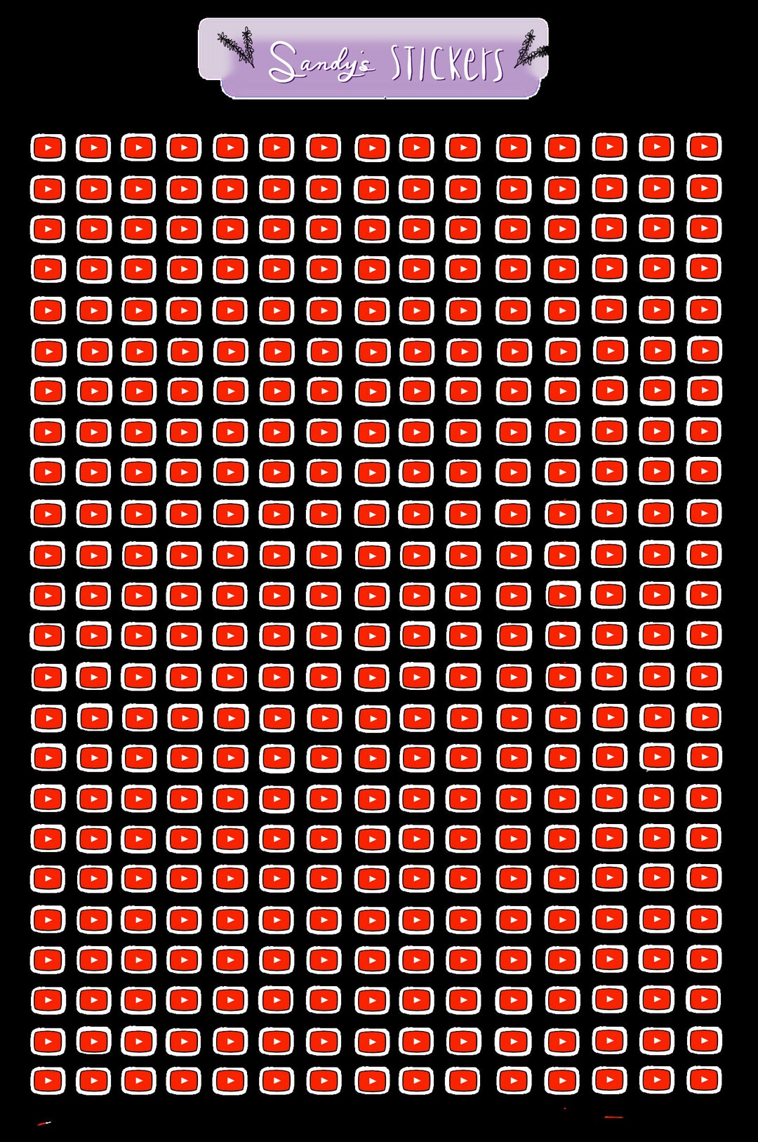 Mini Youtube Icons - Etsy