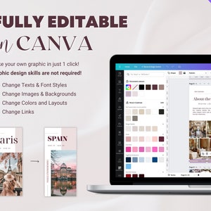 Paris Travel Mobile Itinerary Template Guide. DIY France Vacation ...