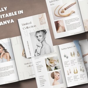 Jewelry Line Sheet Template Product Catalogue. Jewellery Wholesale ...