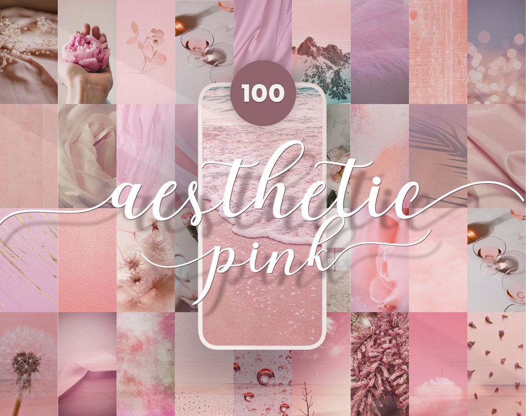 Aesthetic Pink Instagram Story Photo Backgrounds. Feminine Digital ...