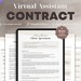 Virtual Assistant Contract Template Bundle. Agreement & Legal Document ...