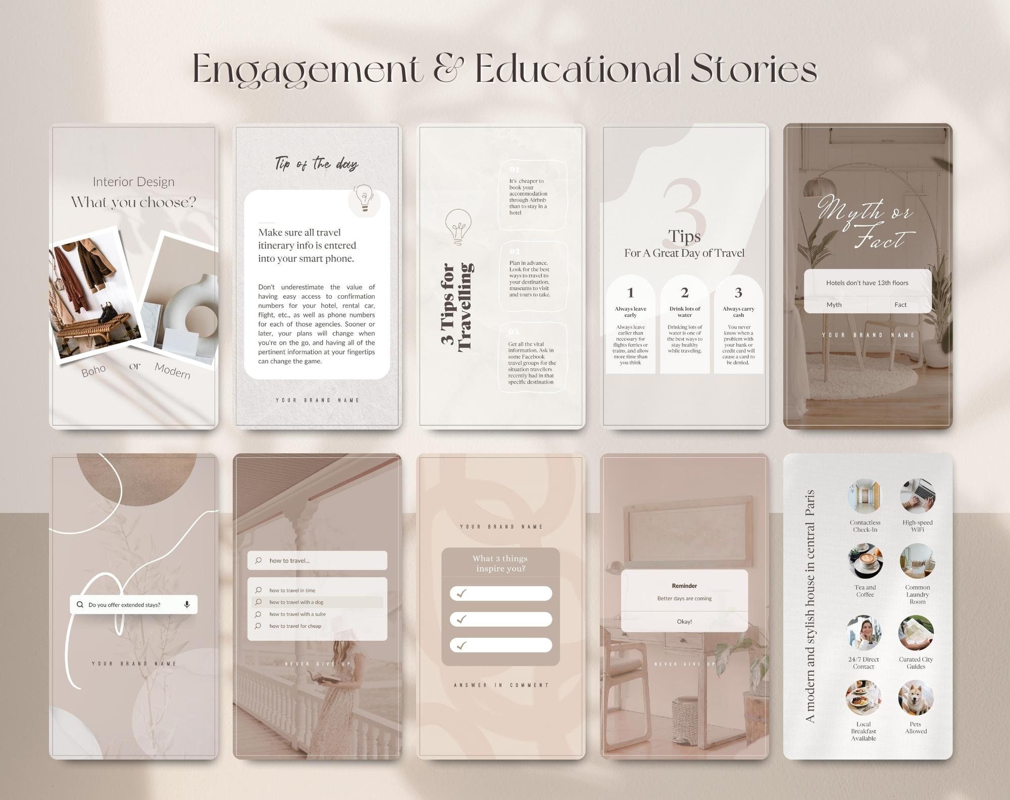 50 House Host Instagram Story Templates Editable in Canva. Hosting ...