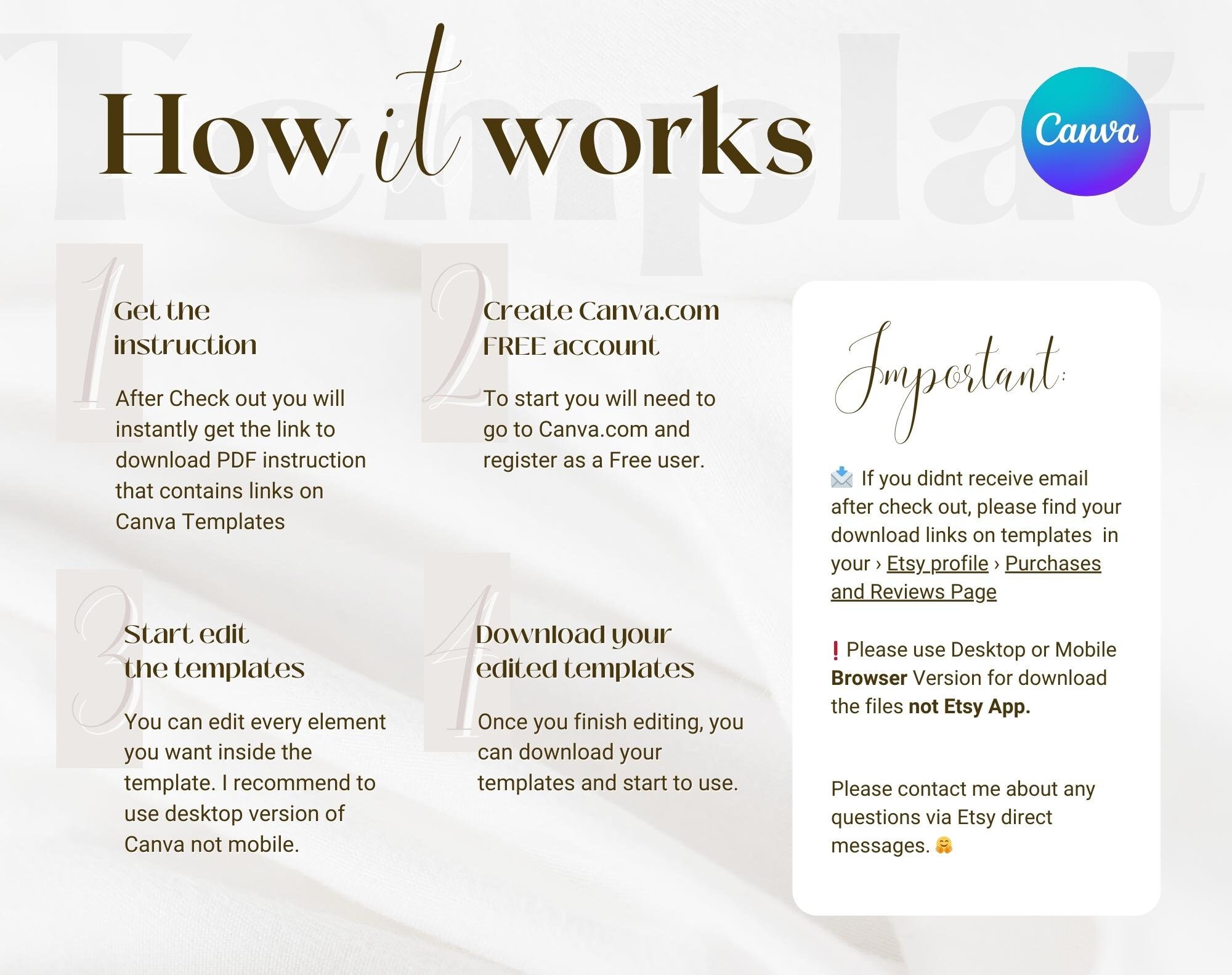 Invoice Template Editable in Canva for Business. Receipts for Coaches ...