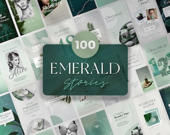 Emerald Green Canva - Etsy