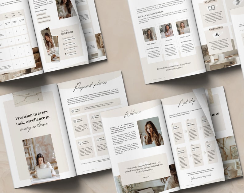 Virtual Assistant Client Proposal Template. Service & Pricing Guide. VA ...