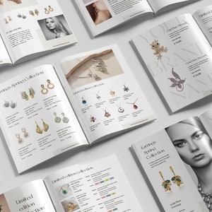 Jewelry Line Sheet Template Product Catalogue. Jewellery Wholesale ...