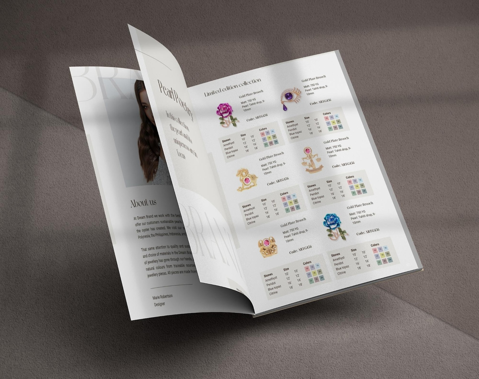 Jewelry Line Sheet Template Product Catalogue. Jewellery Wholesale ...