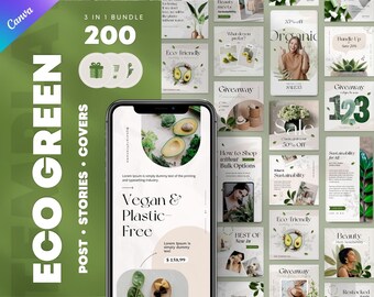 Nature Canva Template - Etsy