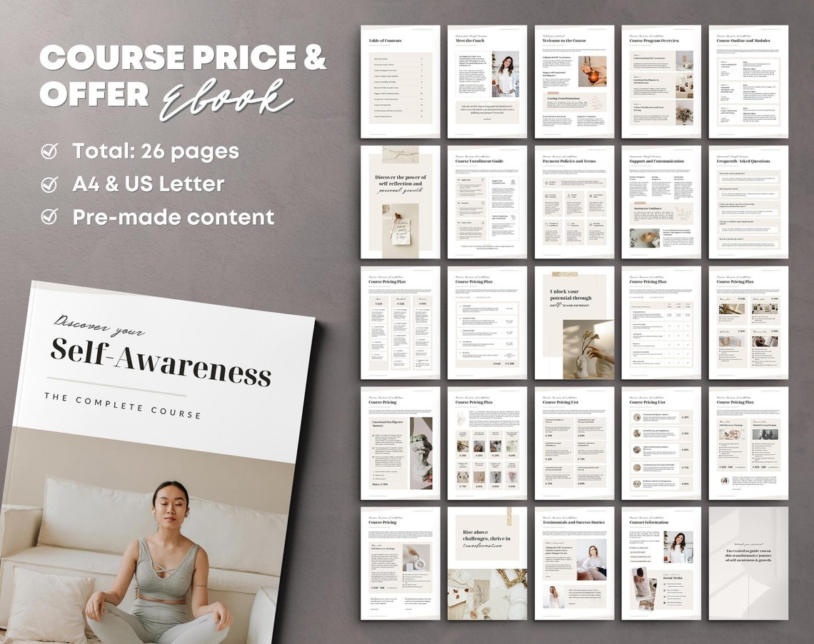 Coaching Course Welcome Packet Templates. Coach E-book Intake - Etsy