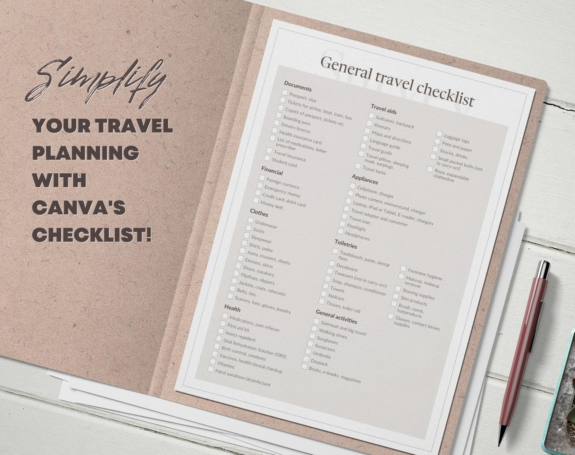 Travel Agency Intake Inquiry Booking Form Templates. Canva - Etsy