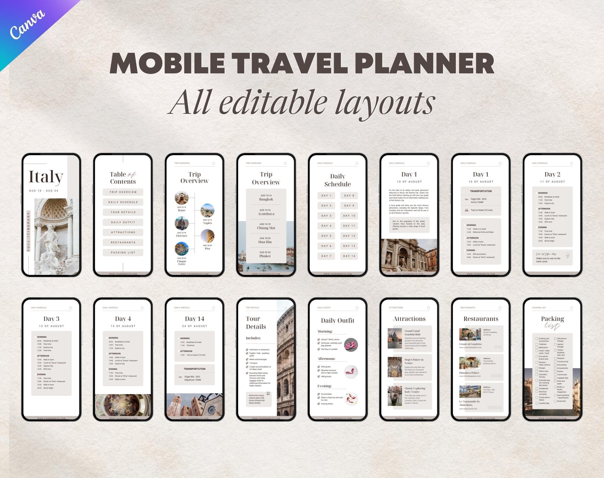 7in1 Travel Neutral Template Bundle. Travel Agent Social Media ...
