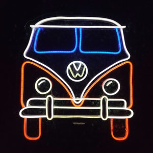 Volkswagen Beetle T2 Neon Sign - LED Wall Art | Classic VW Decor for ...