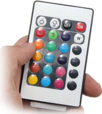 Game Pad Lighted up Wall Art -RGB Led 16 COLORS - REMOTE Control Wooden ...