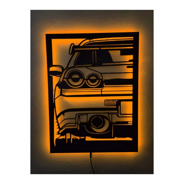 Light up Car Wall Decor - Etsy
