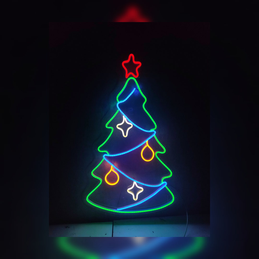 Christmas Tree Neon Sign, Christmas Gifts, Christmas Decor Indoor ...